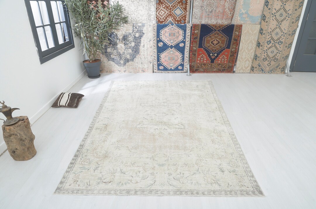 6x10 Area Rug, 6x10 Turkish Rug, Boho Rug, Bohemain Rug, Antique Rug ...