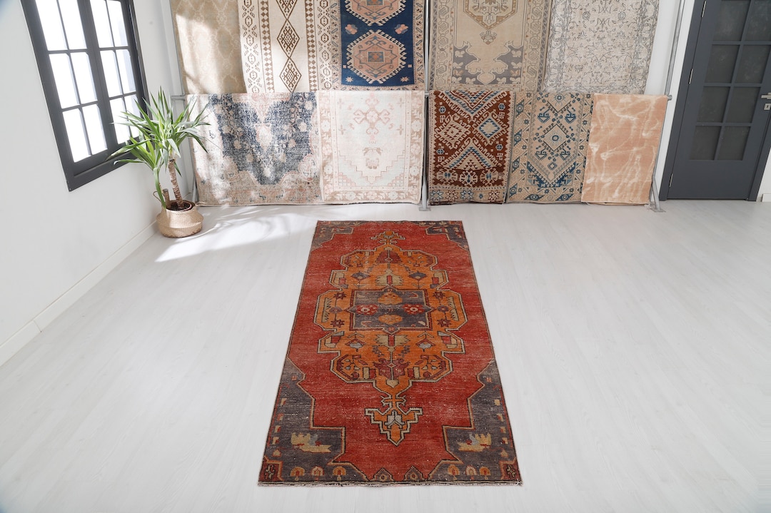 4x9 Rug,oushak Rug,4x9 Runner,4x9 Runner Rug, Turkish Runner Rug ...