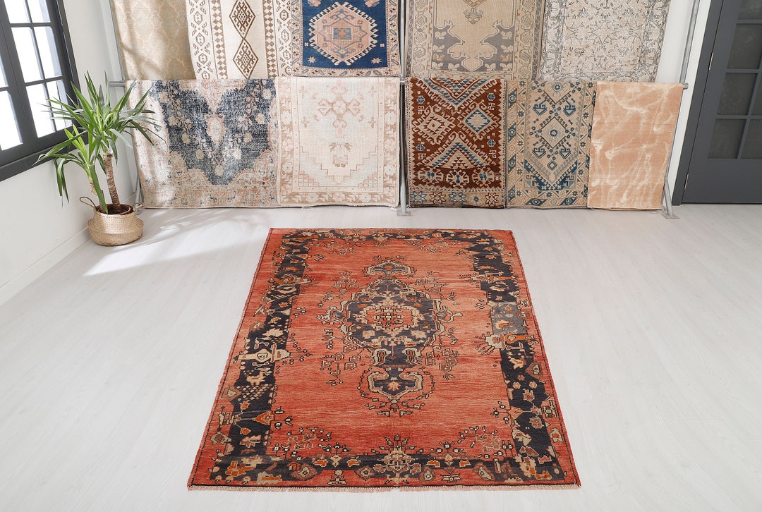 5x8 Vintage Rug,5x8 Area Rug,handmade Rug,turkish Rug,neutral Rug ...