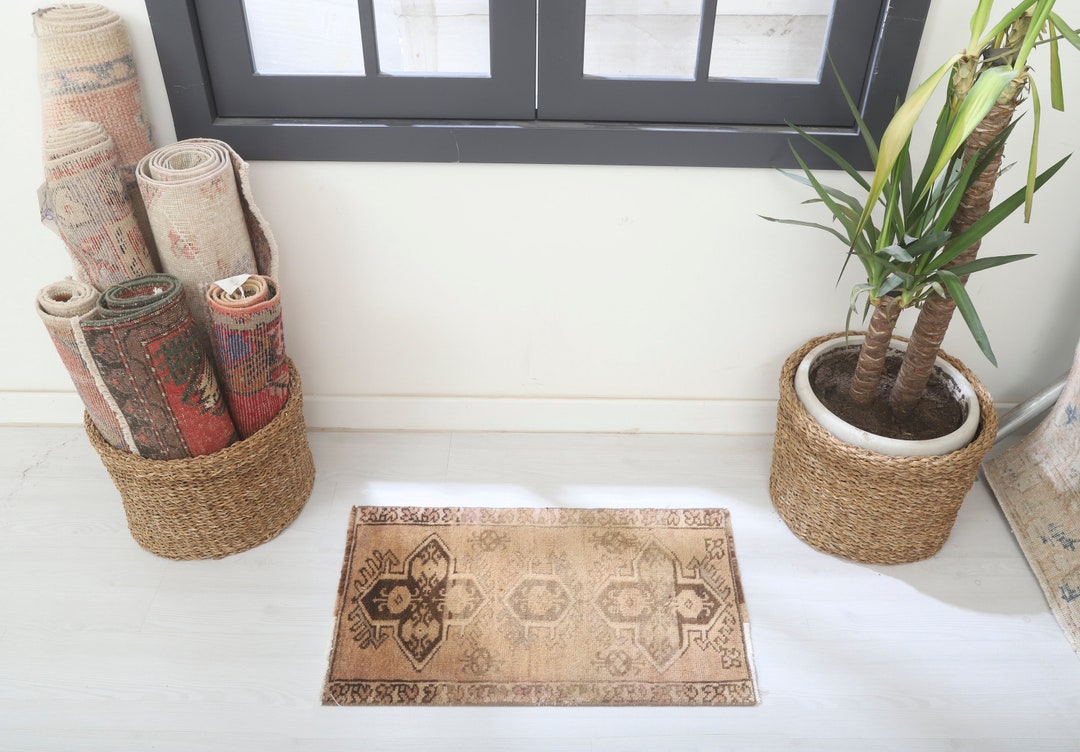 2x2 Small Rug 2x2 Mini Rug Turkish Small Rug Vintage Small - Etsy