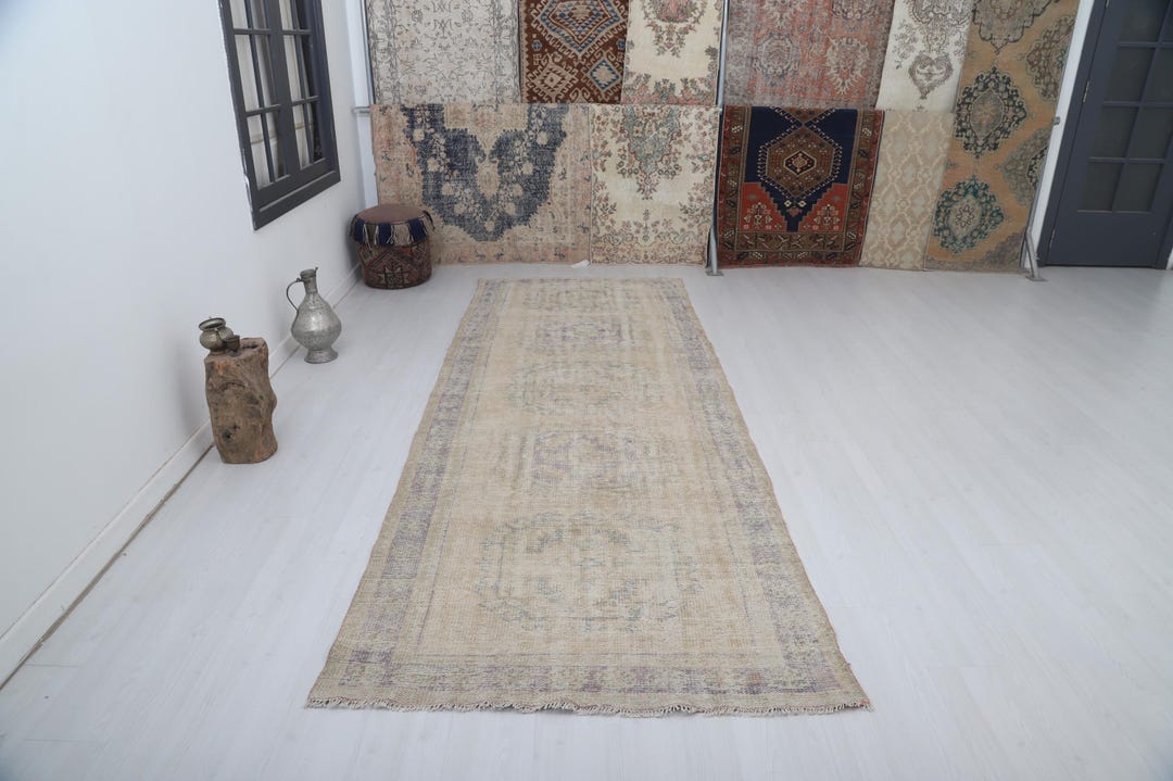 4x11, Runner 4x11, Natural Runner Rug, Anatolian Runner,oushak Runner ...