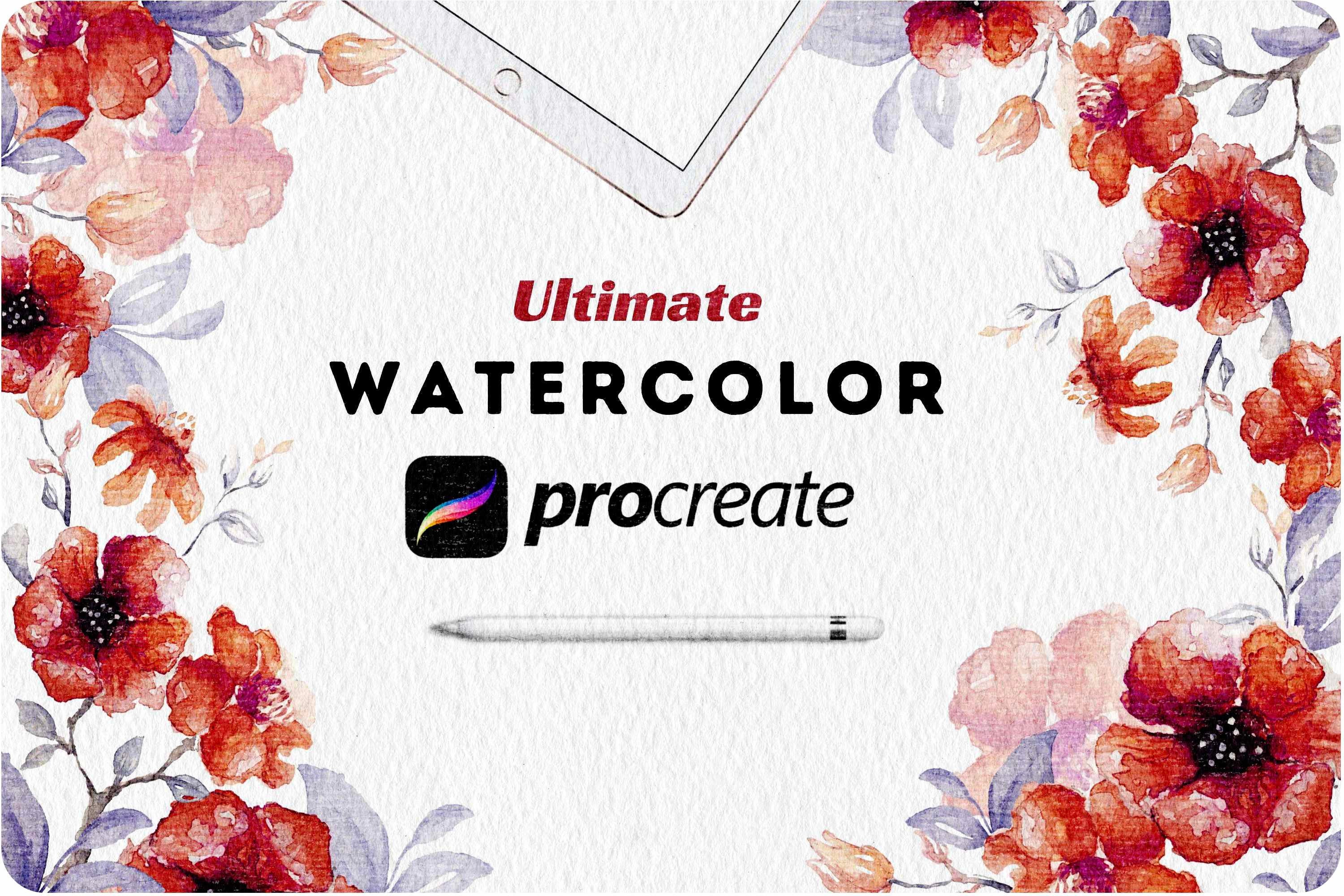 Procreate Watercolor Kit Watercolor Brushes Paper Textures - Etsy