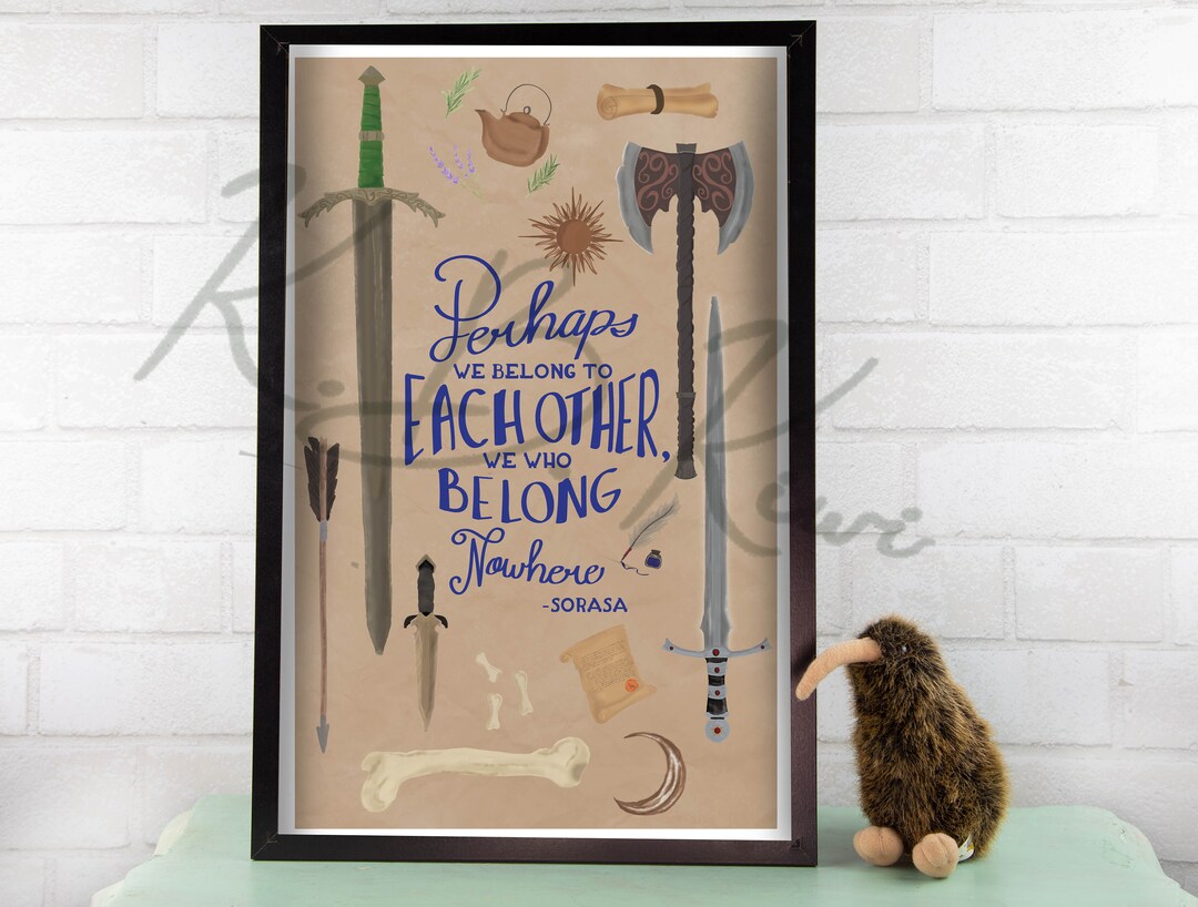 Sorasa Sarn Found Family Realm Breaker Quote Art Print - Etsy