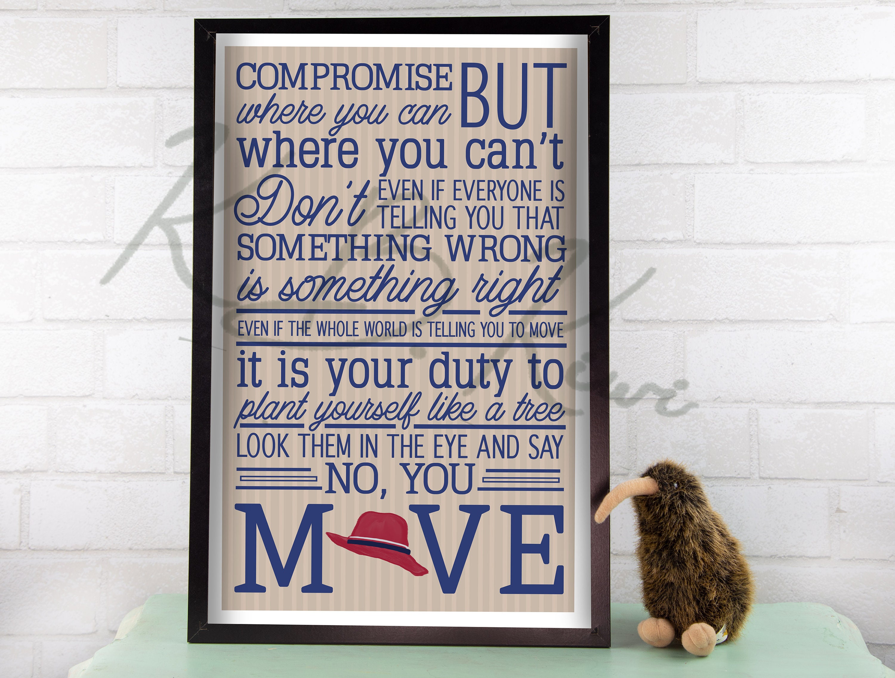 No You Move Art Print - Etsy