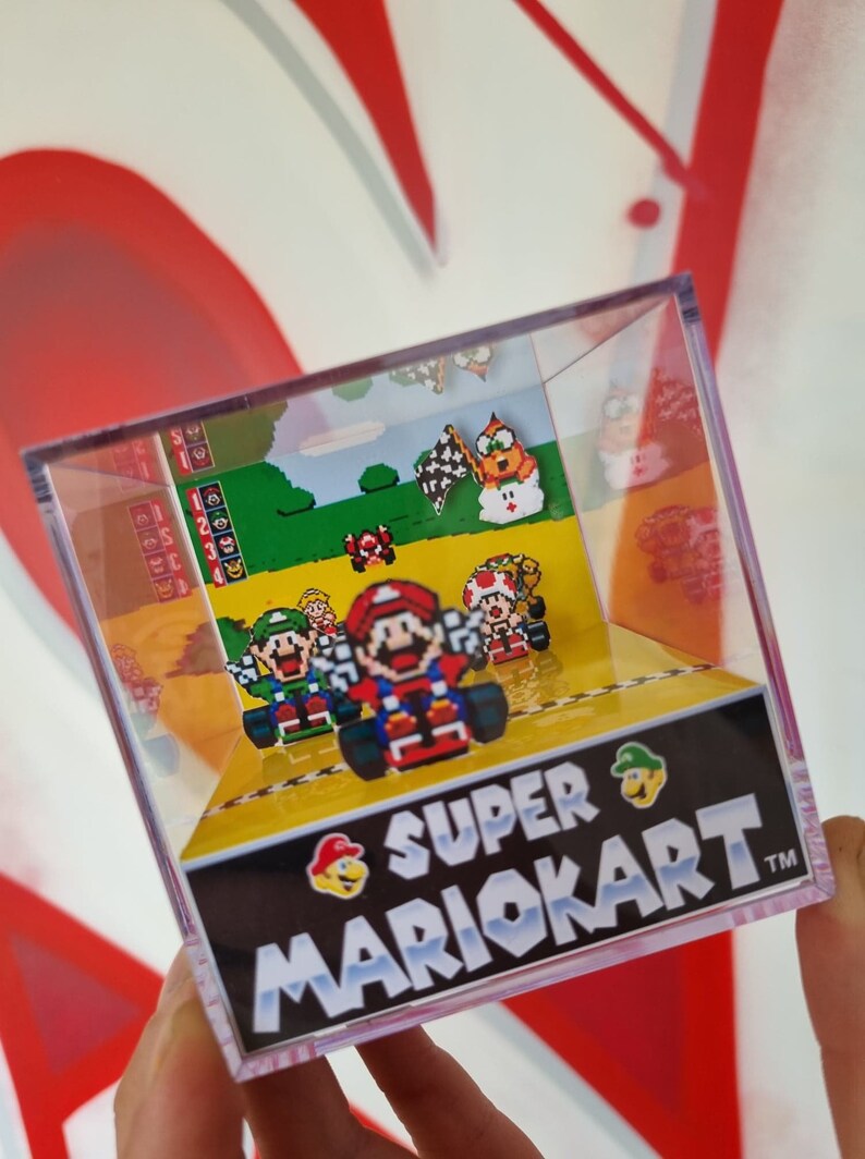 ¡Diorama cúbico personalizado! (¡Elige tu juego favorito!) - Etsy España