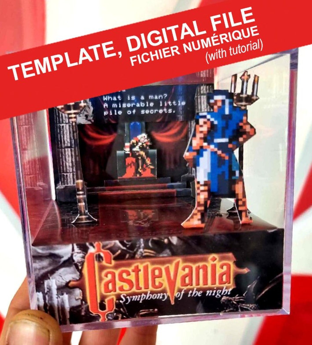 DIY - TEMPLATE - Castlevania - Symphony of the Night - Playstation ...