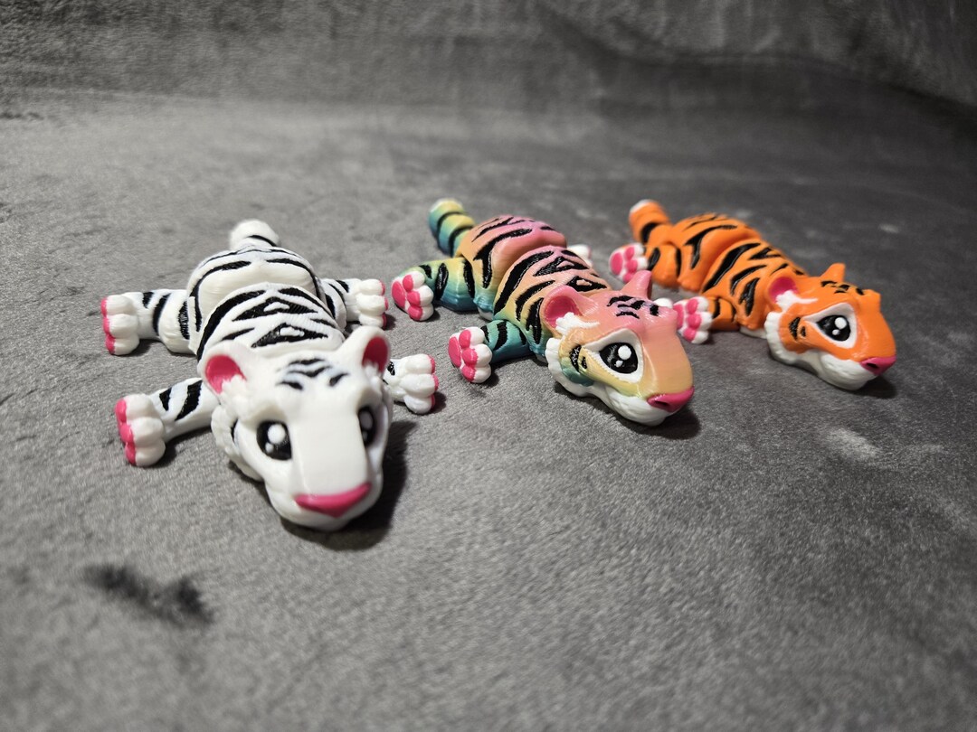 Mini Tiger 3D Fidget - Etsy