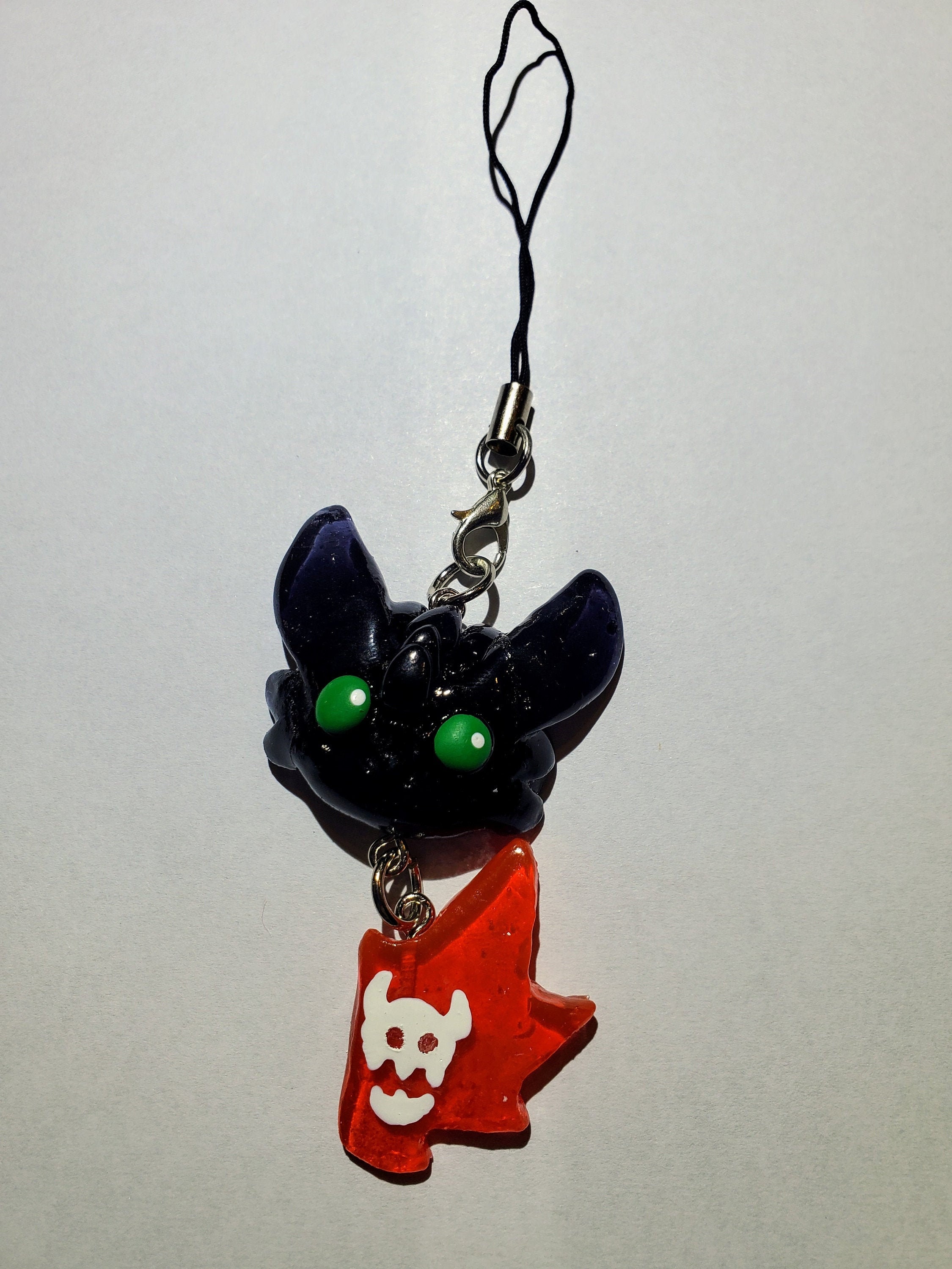 Toothless Dragon Resin Keychain - Etsy UK