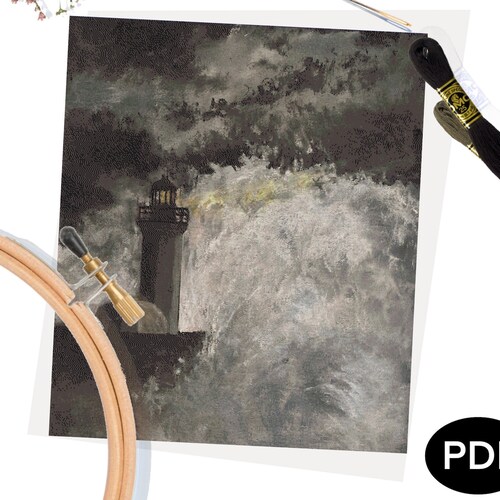 Ocean Storm Cross Stitch Pattern PDF Instant Download - Etsy