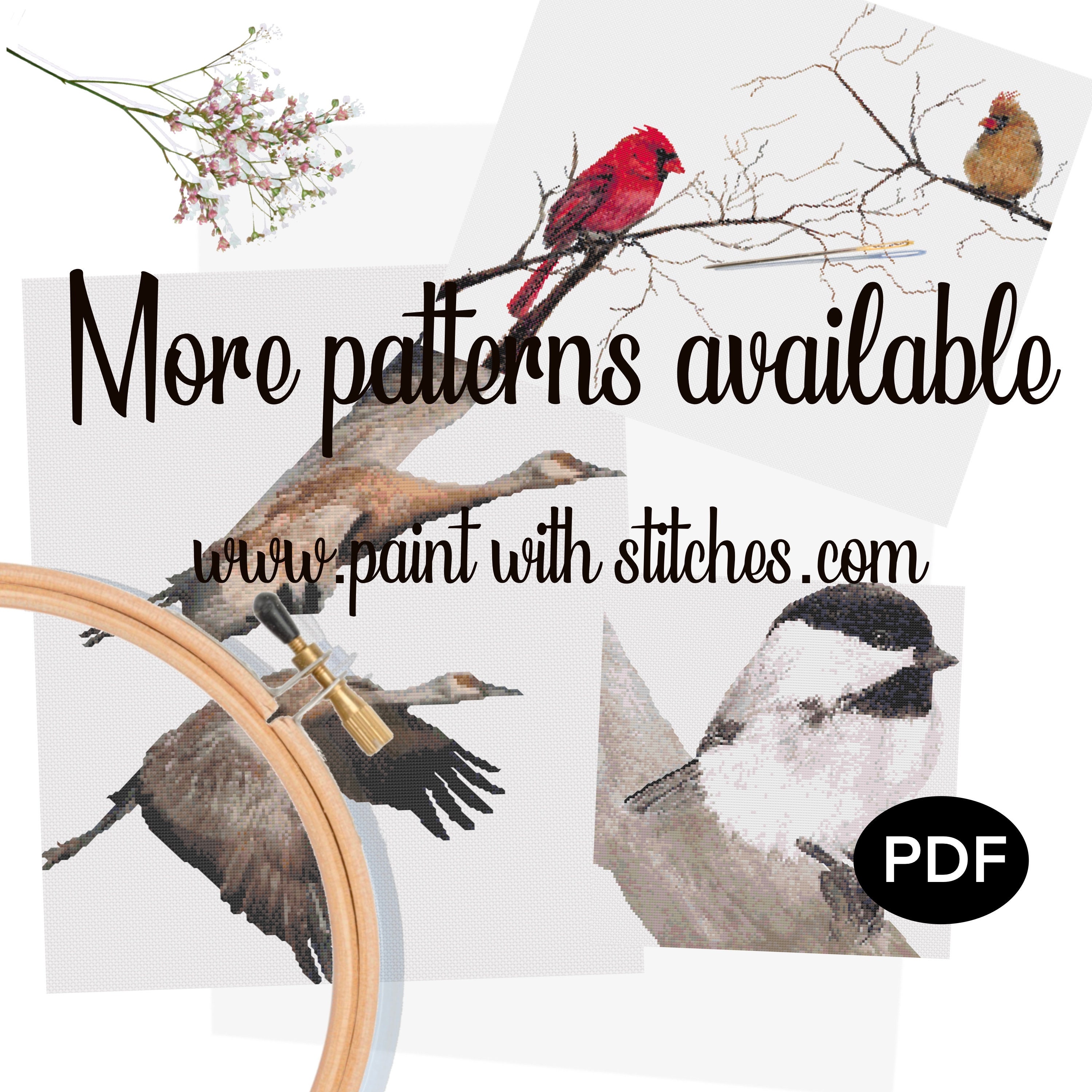 1860 Sampler Cardinal Old Poem for Roses That Grow Cross Stitch Pattern ...