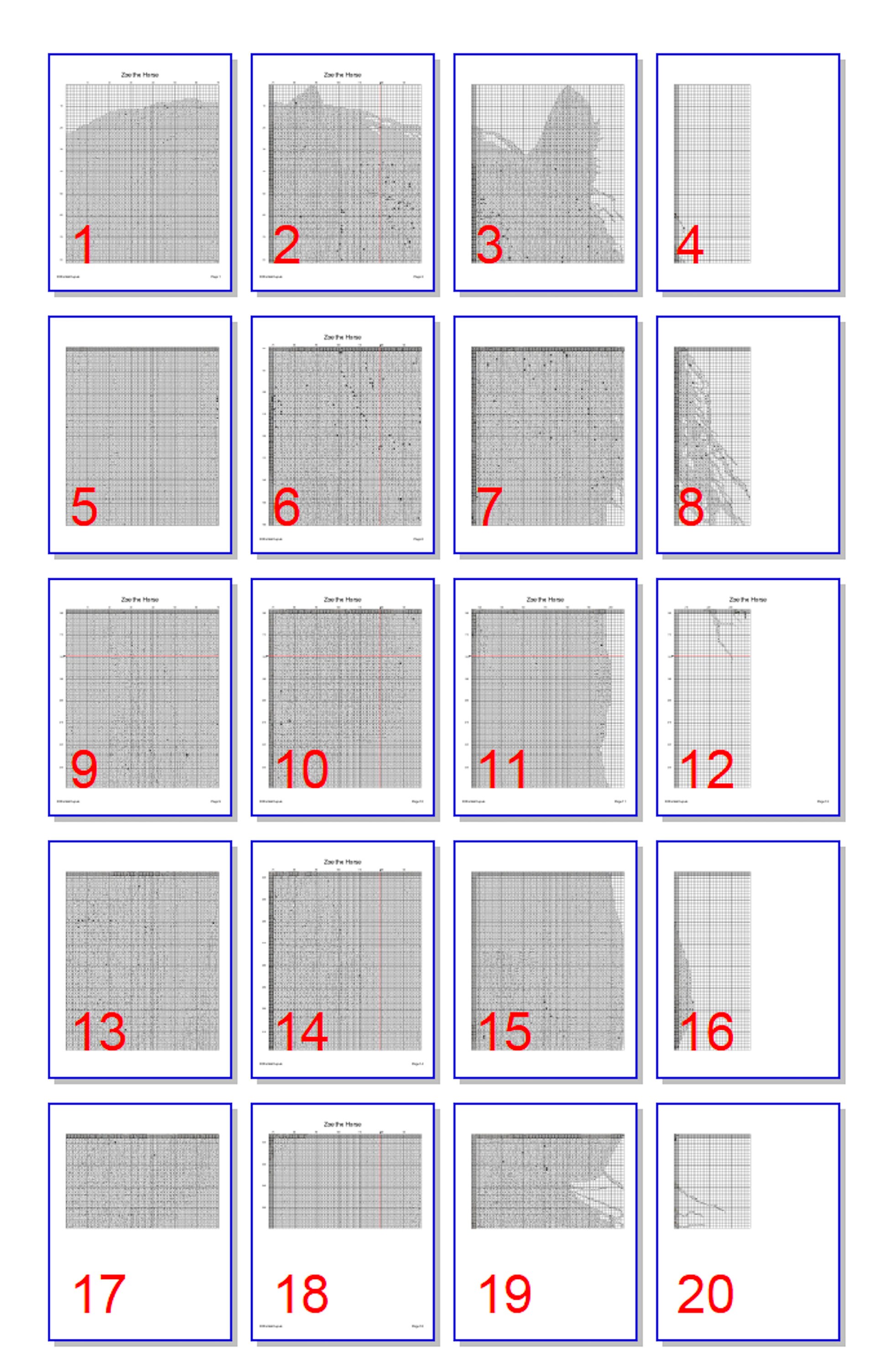 Cross Stitch Pattern PDF Gypsy Vanner Horse Portrait - Etsy