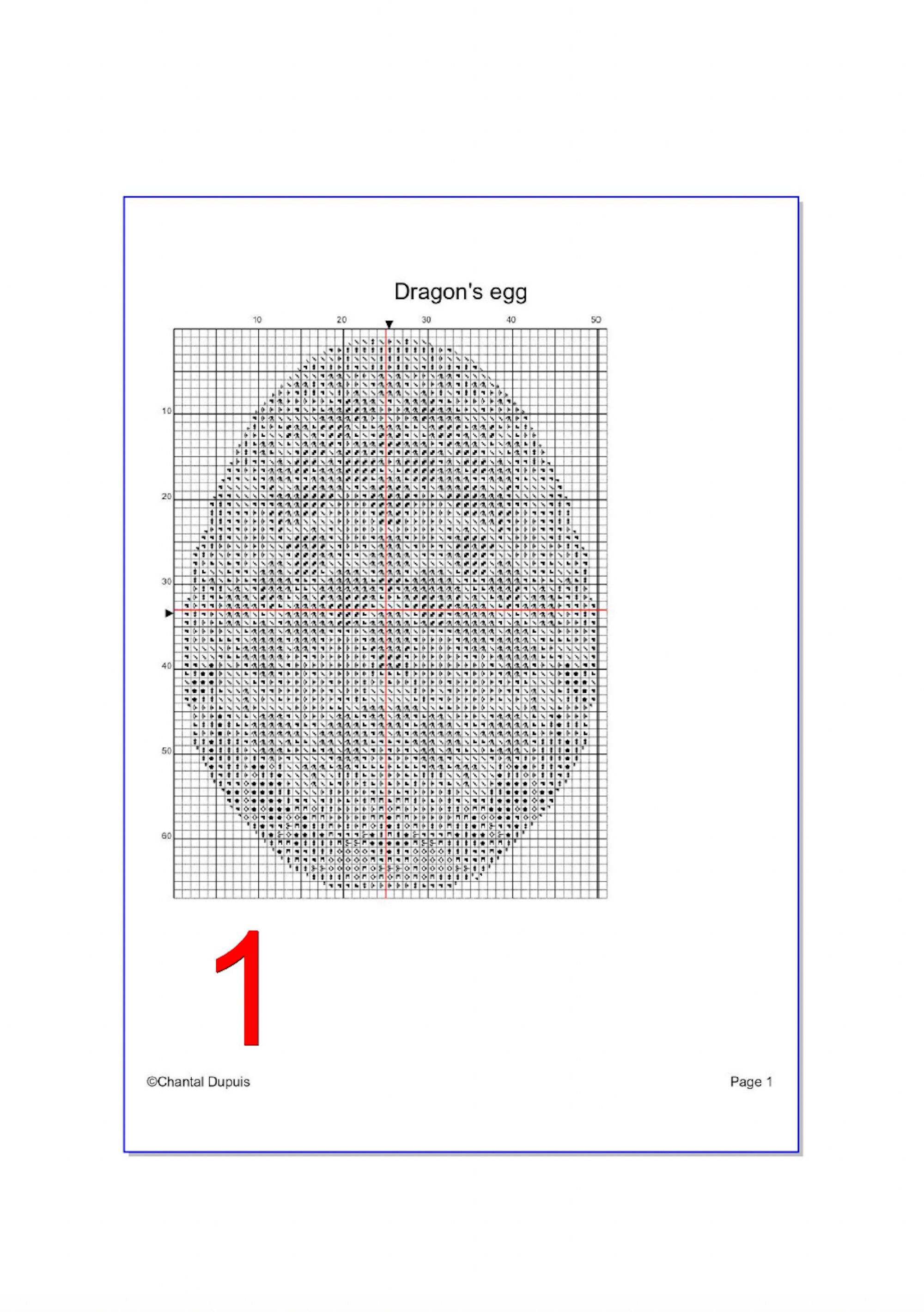 Golden Dragon Egg Cross Stitch Pattern PDF Fantasy Art by Wildlife ...