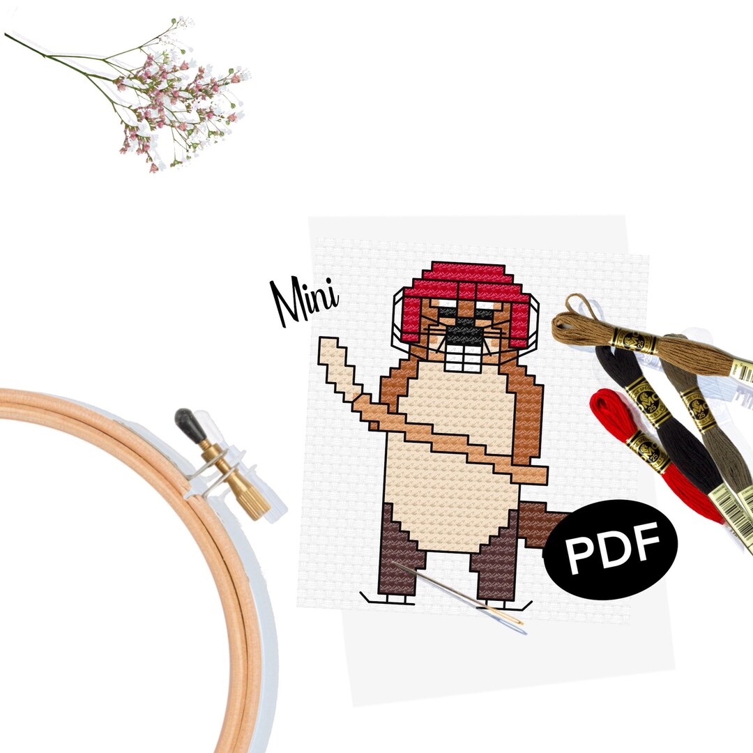 Hockey Player - Beaver Pen Sports Fan - PDF Download - Cross Stitch ...