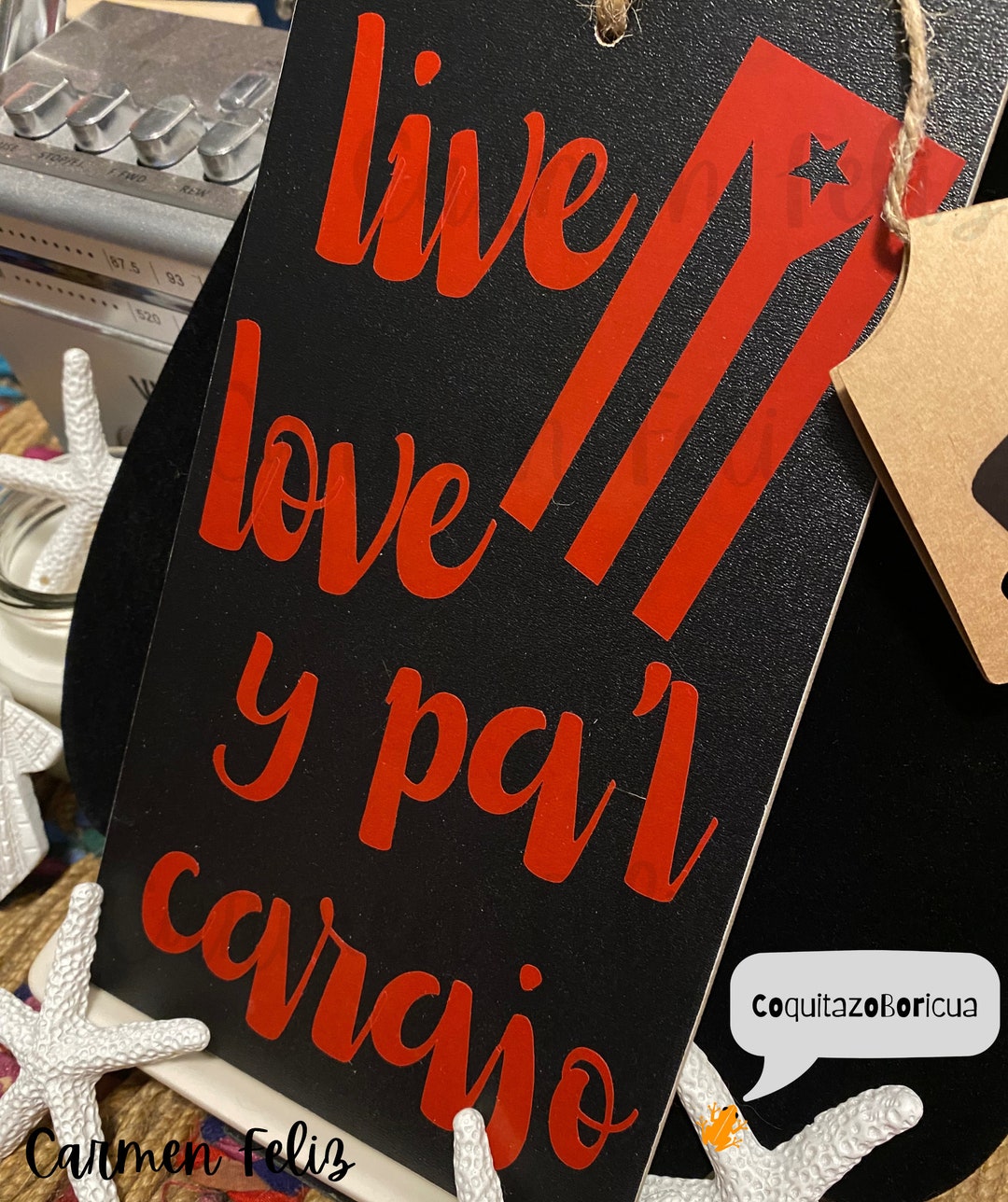 Live Love Pal Carajo Bandera Boricua Sayings Puerto Rico Flag - Etsy