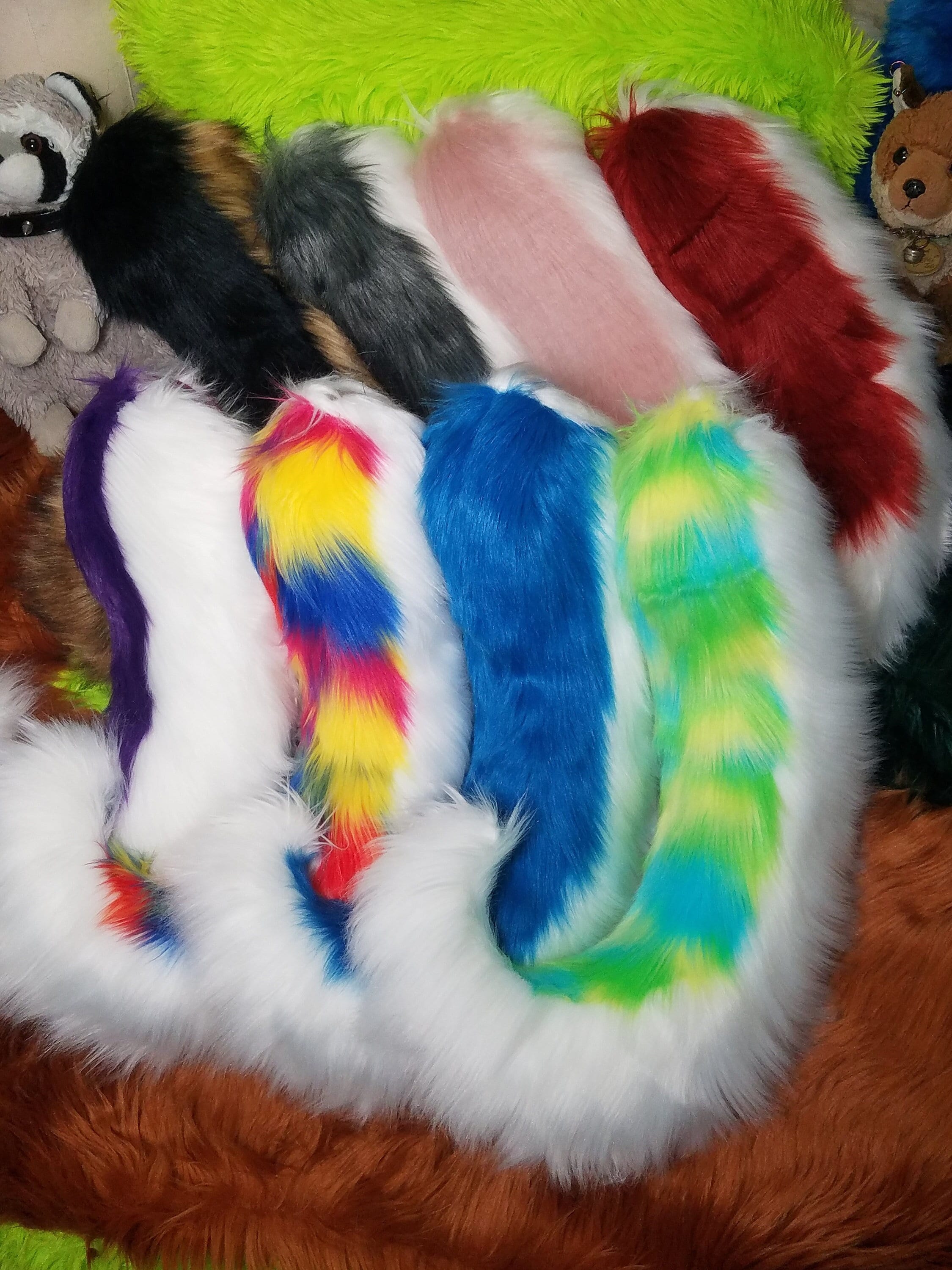 Furry Dog Tails - Etsy