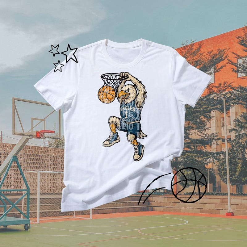 Eagles 2 Basketball Svg - Etsy