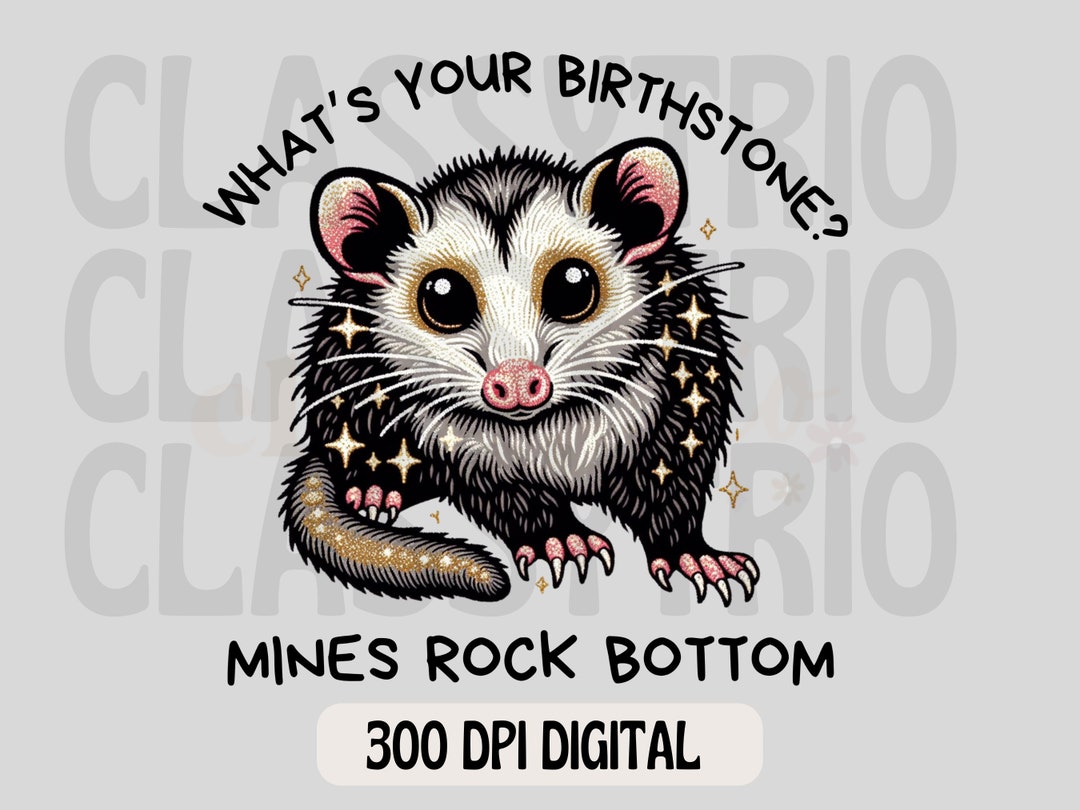 Possum Funny | Digital Design | PNG | Sublimation | Funny Quote | Faux ...