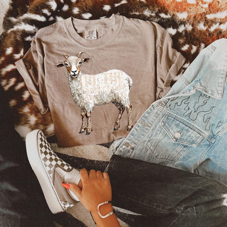 Faux Rhinestone Goat PNG | Dazzle Shirt Design (digital Design) - Etsy