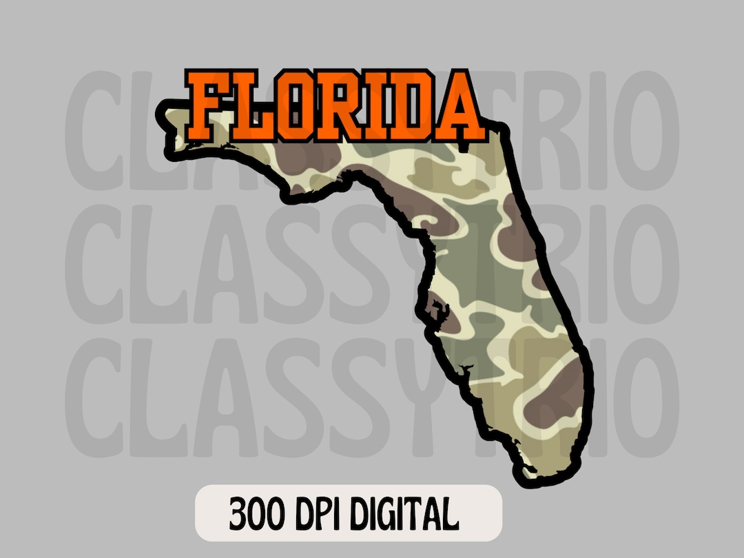 Florida Camo State Design | PNG, Sublimation (digital File) - Etsy