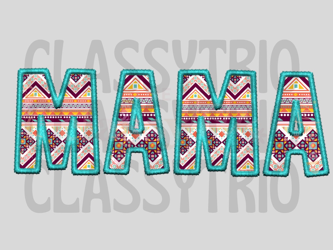 Aztec Mama | Digital Design | PNG | Sublimation | Western | Faux ...