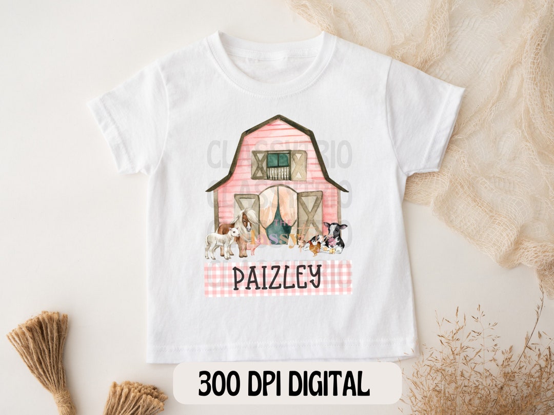 Girl Barn Name Plate | Sublimation Design | Digital Design | PNG ...