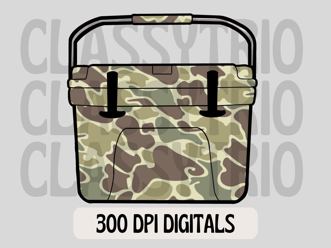 Old Camo Cooler | Digital Design | PNG | Sublimation | Camouflage ...
