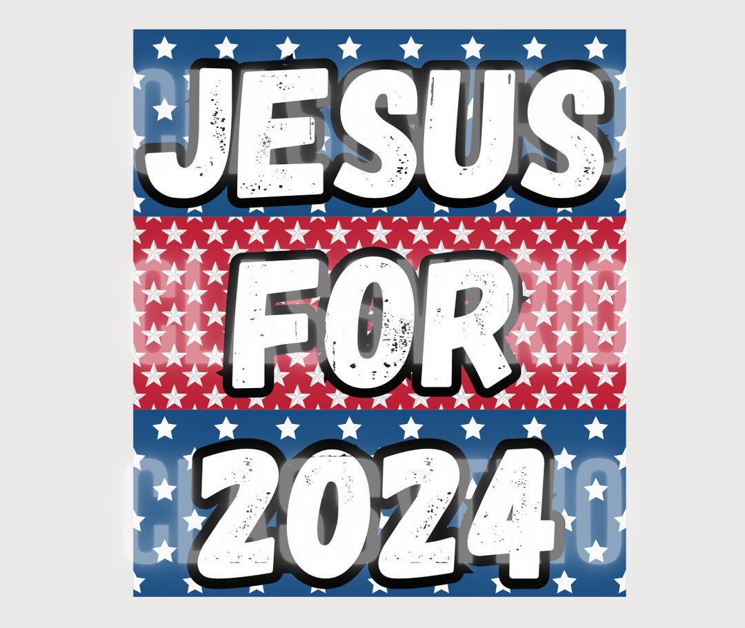 Jesus 2024 Stars | PNG | Sublimation | Digital File | Christian | God ...