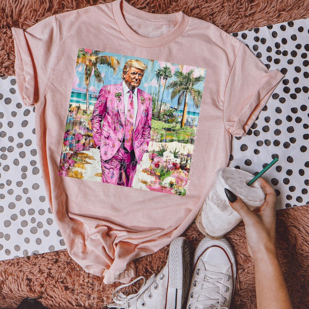 Preppy Trump Florida | Digital Design | PNG | Sublimation | Pastels ...
