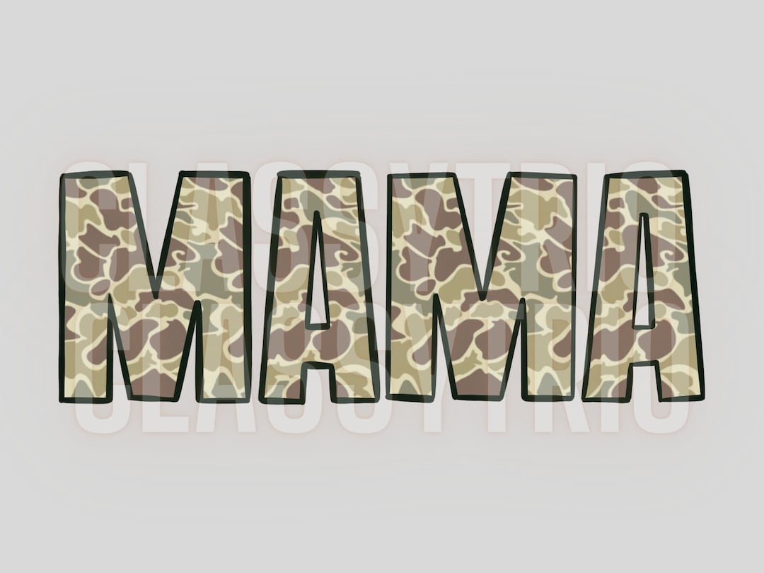 Camo Mama PNG | Hunting Shirt Design (digital Design) - Etsy