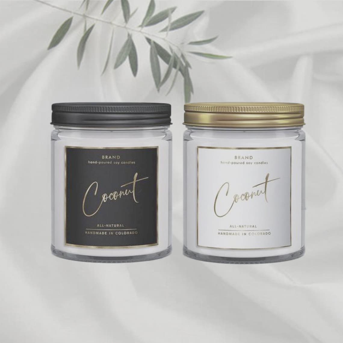 Custom Candle Jar Labels Soy Wax Candle Ingredients Candle - Etsy