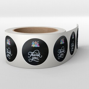 Personalized Thank You Sticker Label Decals Custom Dessert - Etsy