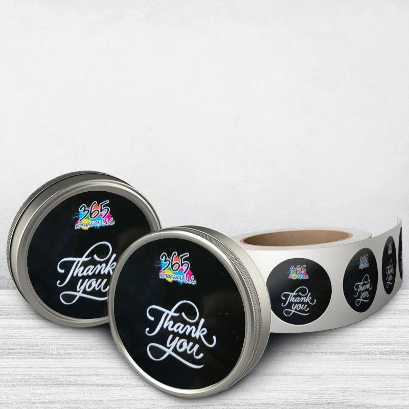 Round Lip Balm Tin Sticker Labels, Lip Gloss Stickers, Round Cosmetic ...