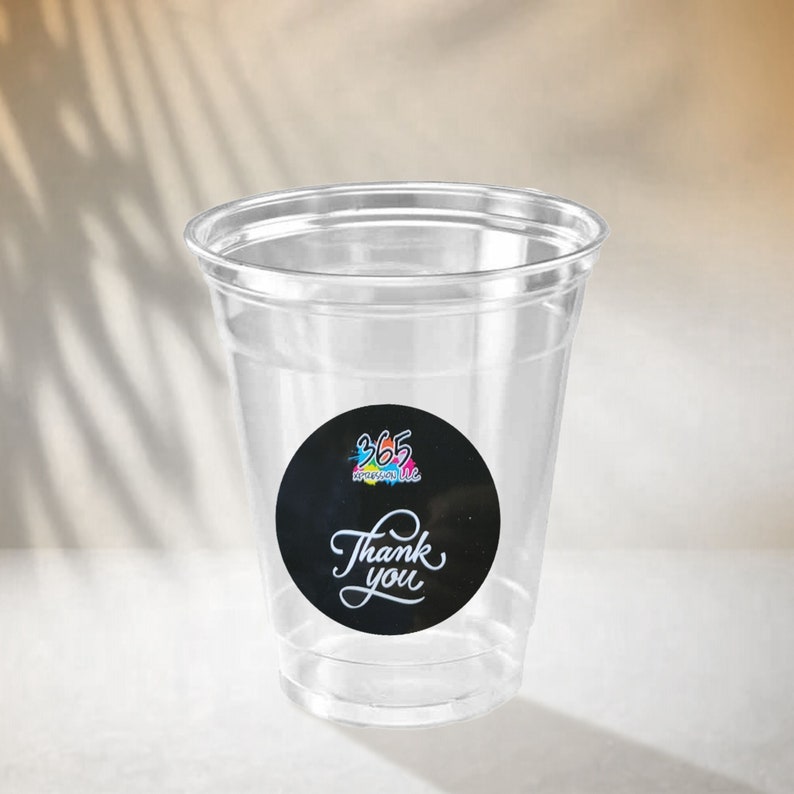 Personalized Thank You Sticker Label Decals Custom Dessert - Etsy