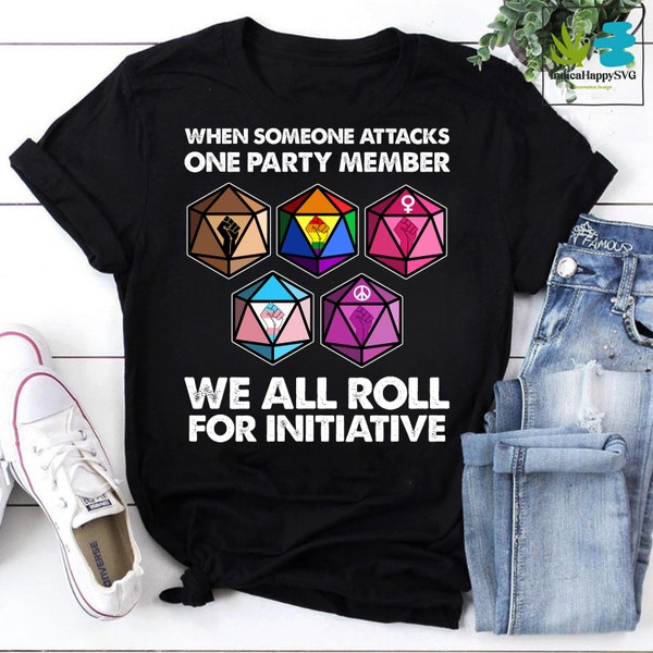 When One Member of the Party is Attacked We All Roll for Initiative - Etsy