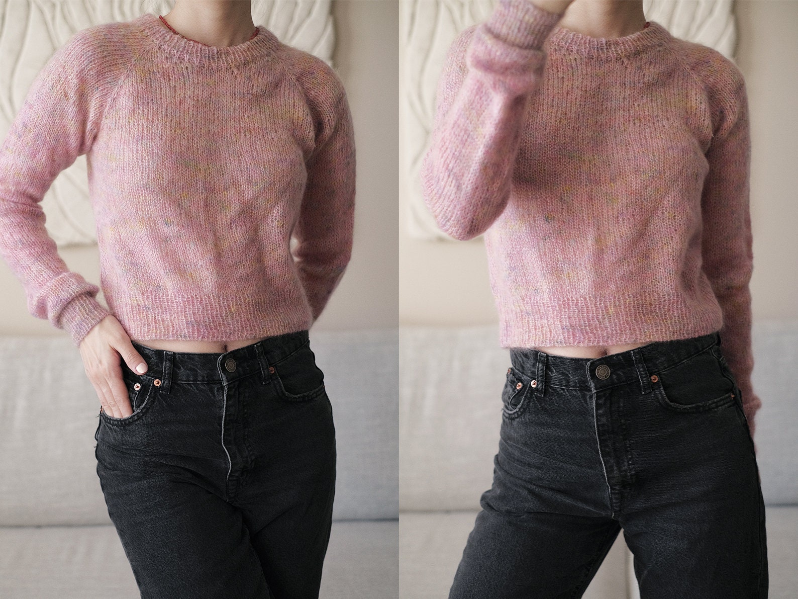 Top-down Raglan Sweater | Knitting Pattern | Video Tutorial - Etsy