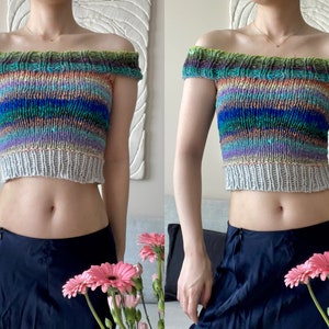 Off Shoulder Top | Digital Download | Knitting Pattern - Etsy UK