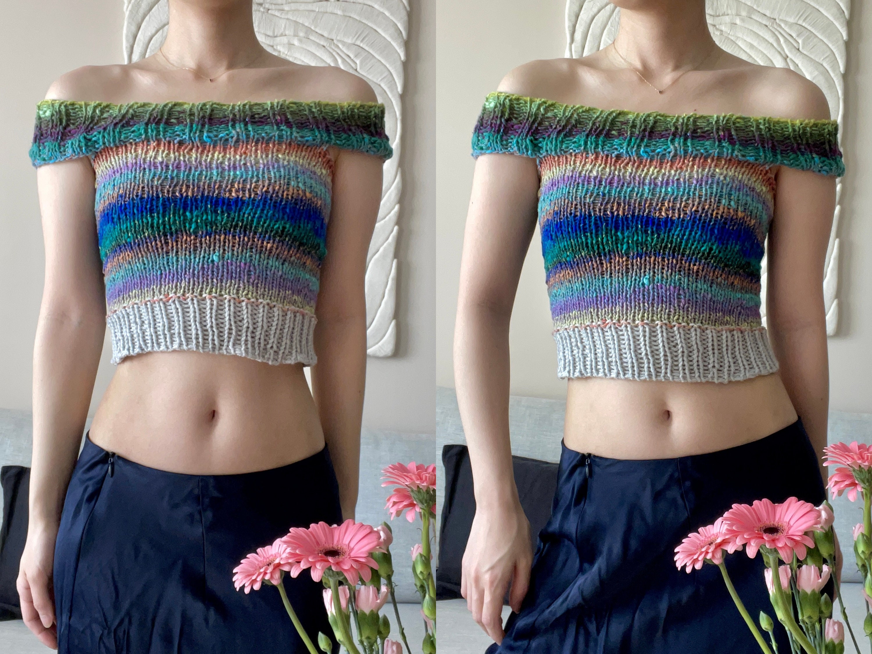 Off Shoulder Top | Digital Download | Knitting Pattern - Etsy UK