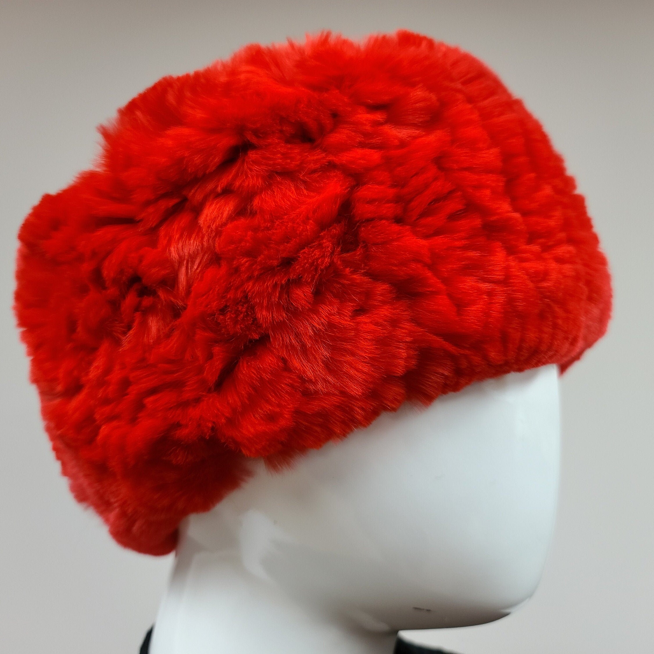 Knitted Head Warmer And Neck Warmer Red Etsy Uk