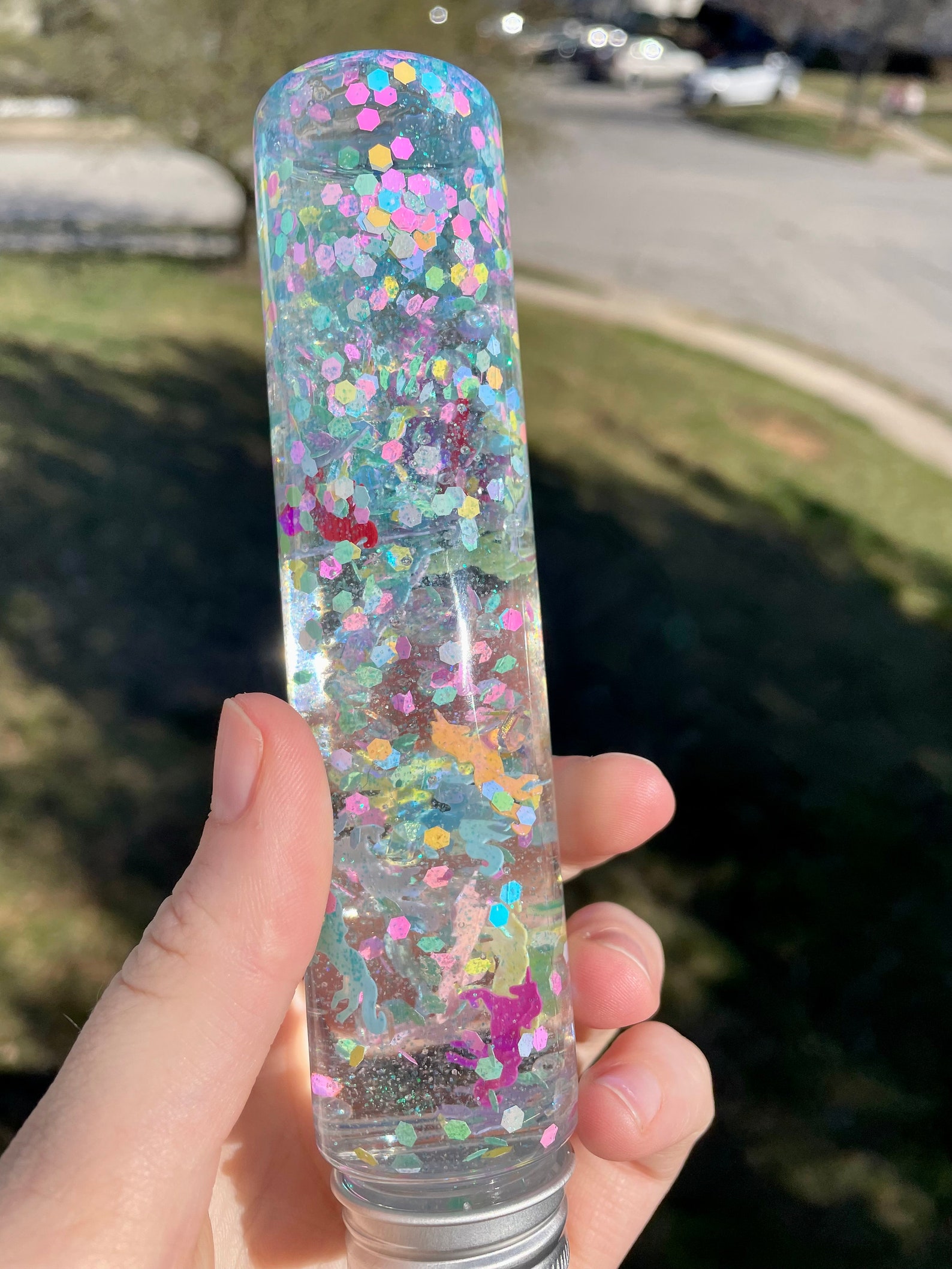 Unicorn | Sensory Bottles | Calm Down Bottles | Anxiety & Stress Relief ...
