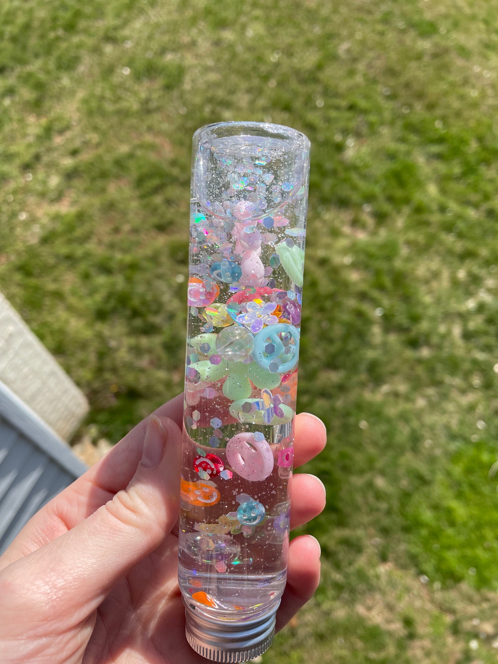 Happy Days Sensory Bottle: Calming Glitter Bottle for Anxiety Relief - Etsy