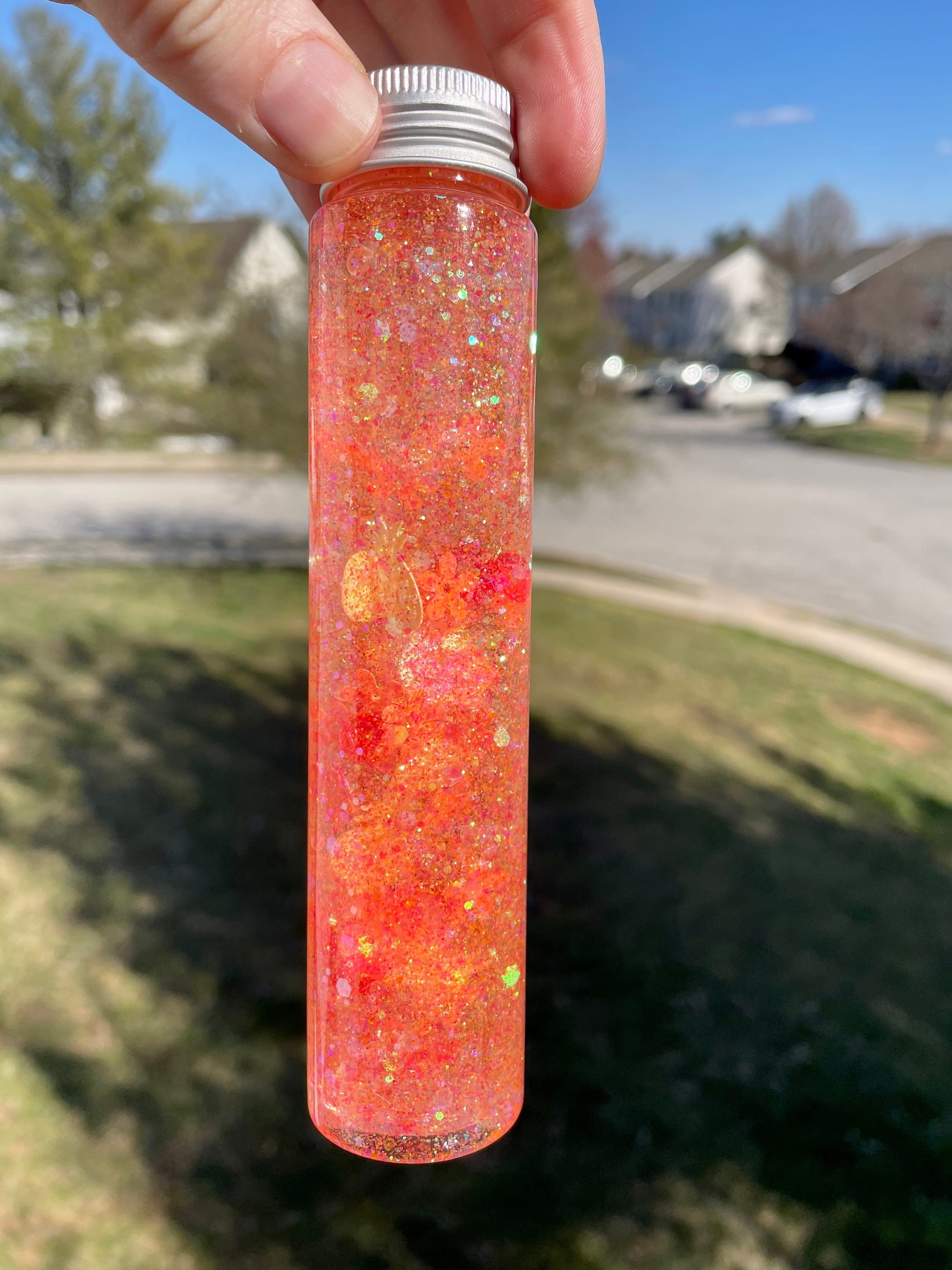 Summer Pineapple | Sensory Bottles | Calm Down Bottles | Anxiety ...