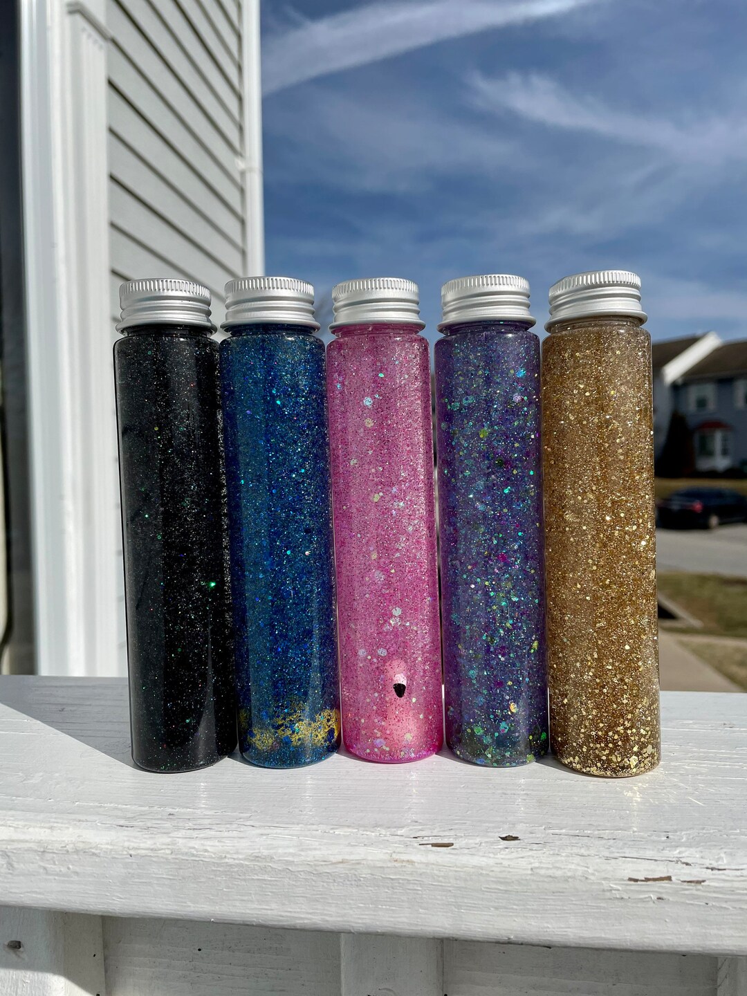 Custom Sensory Bottle: Glitter Calming Bottle, Anxiety Relief - Etsy