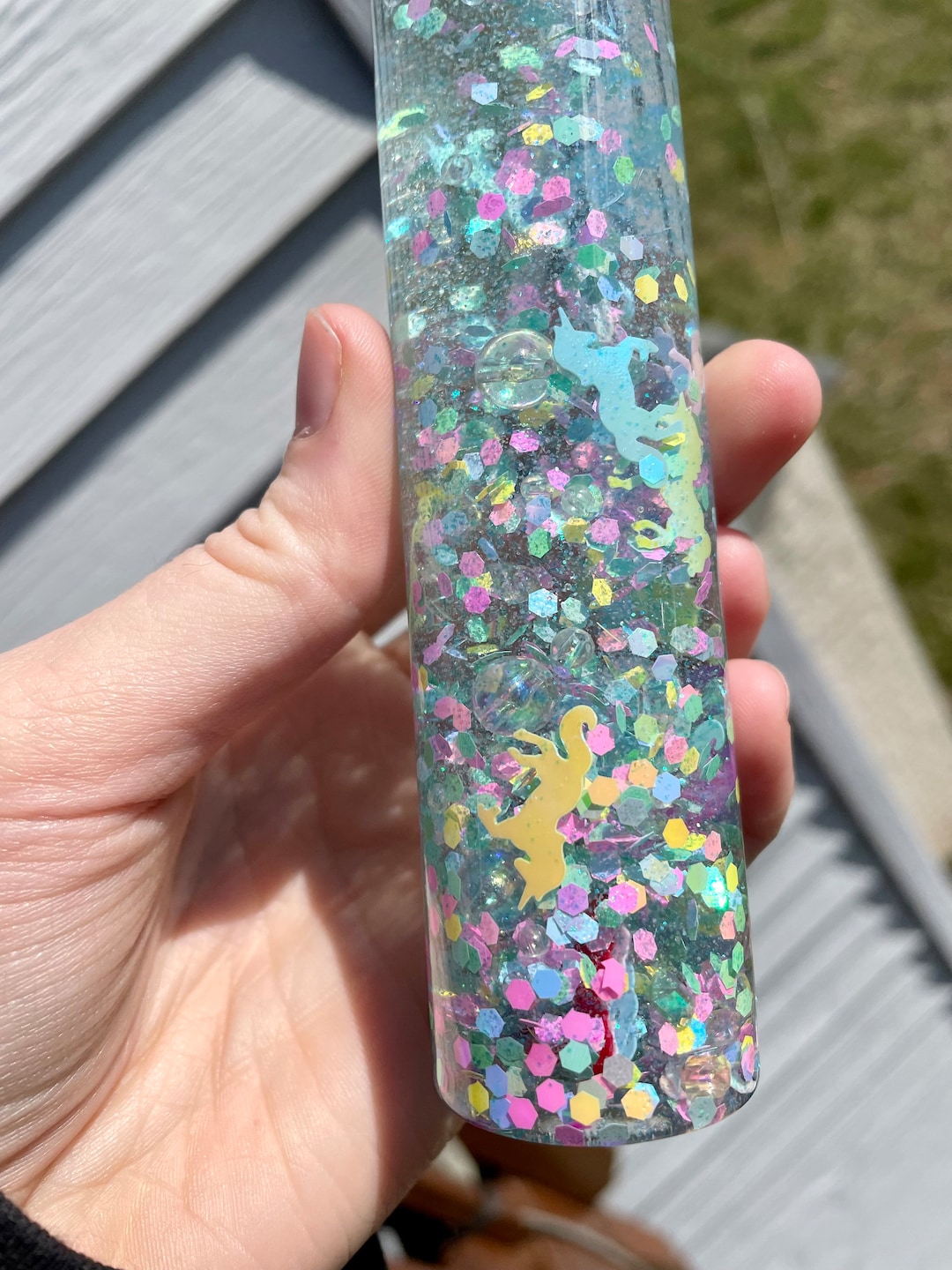 Unicorn | Sensory Bottles | Calm Down Bottles | Anxiety & Stress Relief ...