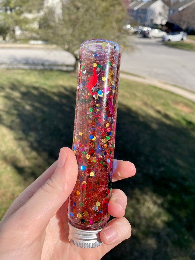 RAWR DINO | Sensory Bottles | Calm Down Bottles | Anxiety & Stress ...