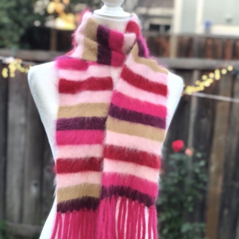 Angora Rabbit Scarf - Etsy