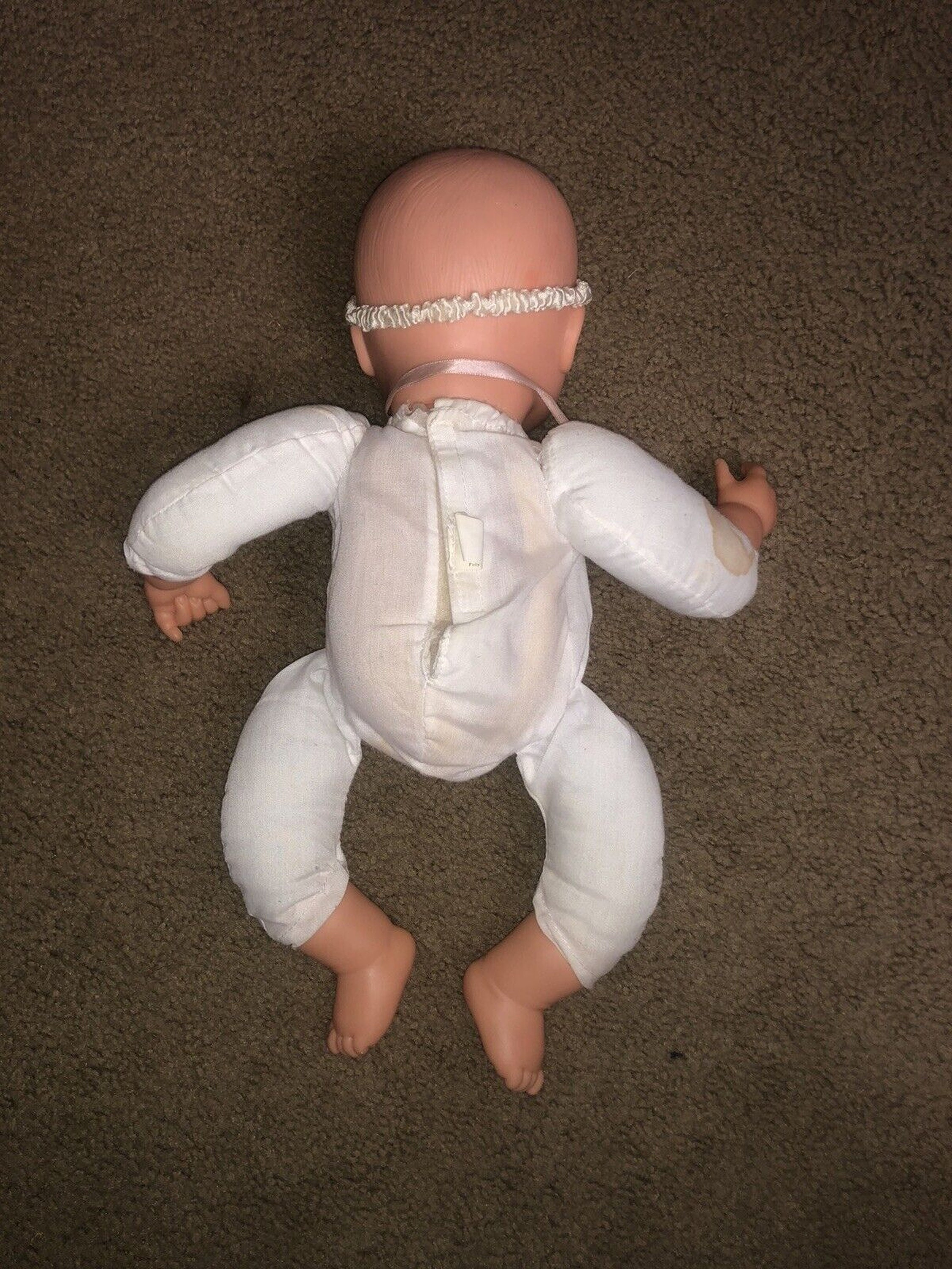 Interactive 16" Realistic Soft Body Baby Doll Blue Open/close Glass ...
