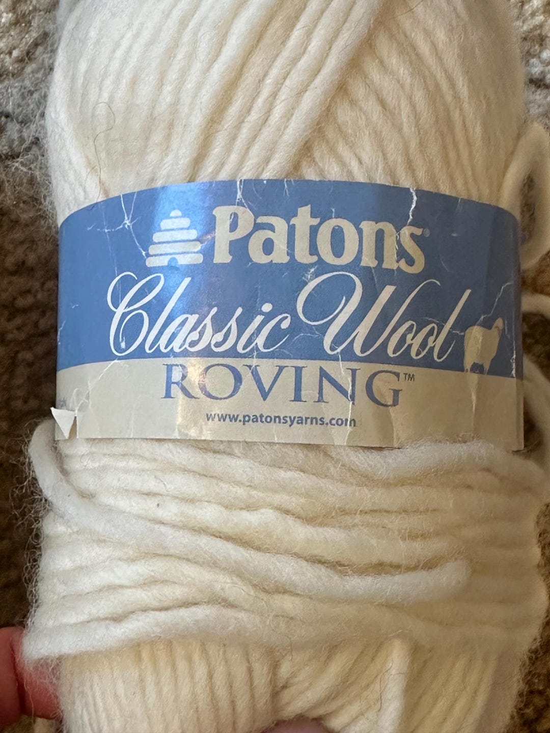 Destash Patons Classic Wool Roving 200gr Bulky Crochet Yarn Chunky ...