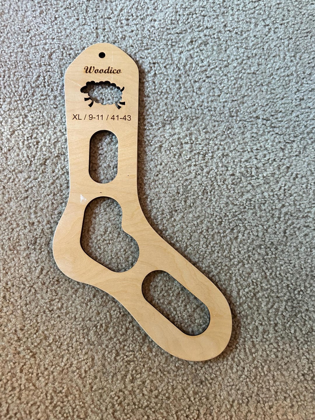 Woodico 1 Piece Wooden Blocker Tool Displaying Shaping & Drying Knitted ...
