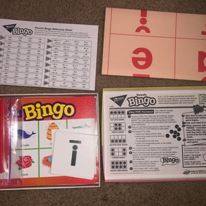 Trend Enterprises Inc Vowels Bingo Education Classroom or Family Table ...