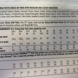 Simplicity 3530 Misses' Scoop Neck, Long Sleeve, A-line Flared Knee ...